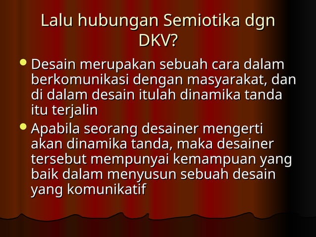 memahami teori semiotika tinjauan desain | PPT