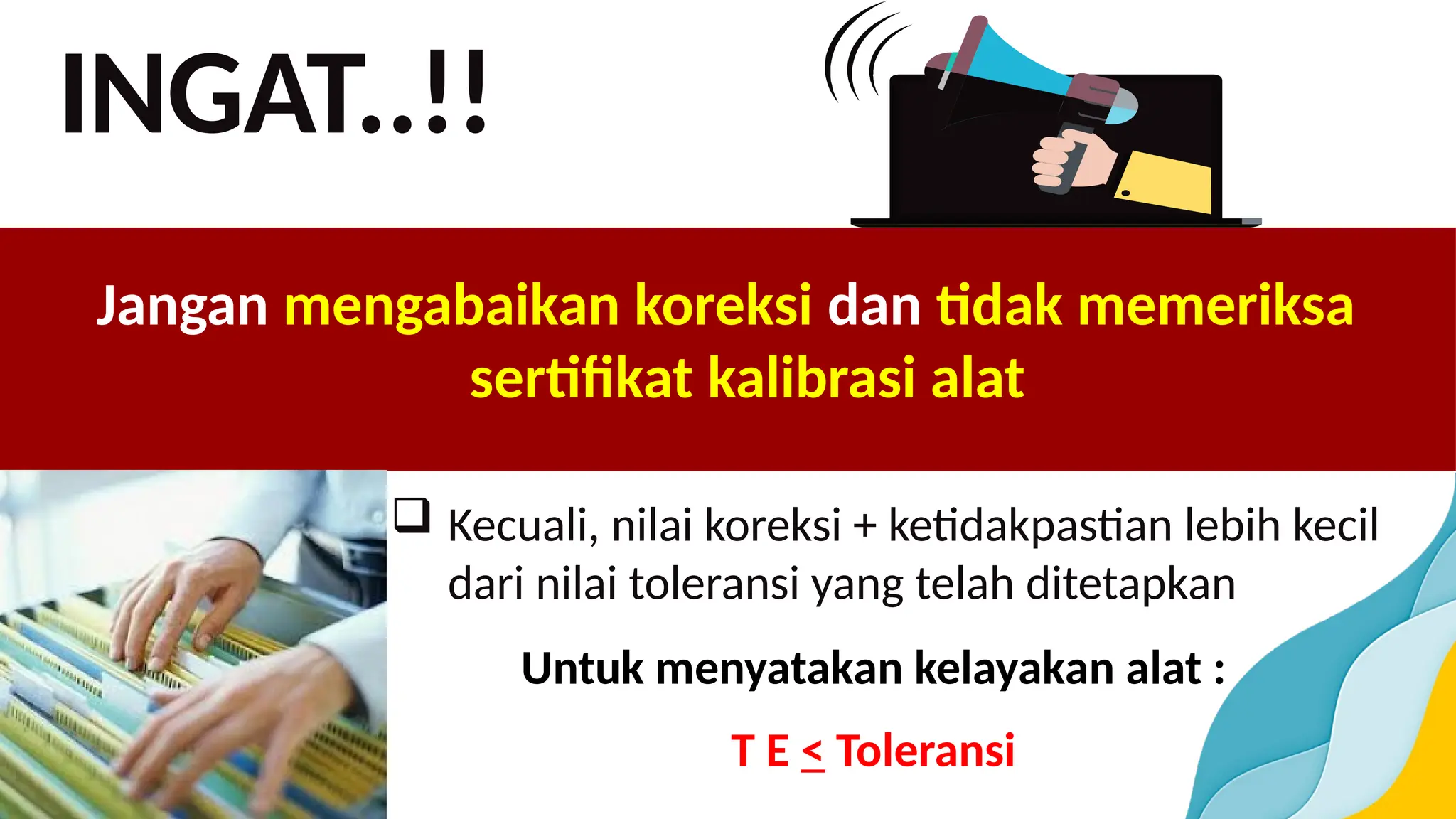 Memahami sertifikat kalibrasi dimensi, massa dan ketidakpastian.pptx