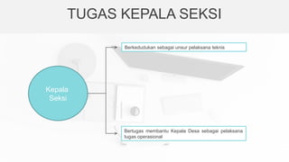 MEMAHAMI SOTK PEMDES (susunan organisasi dan tata kerja) | PPTX