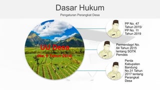 MEMAHAMI SOTK PEMDES (susunan organisasi dan tata kerja) | PPTX