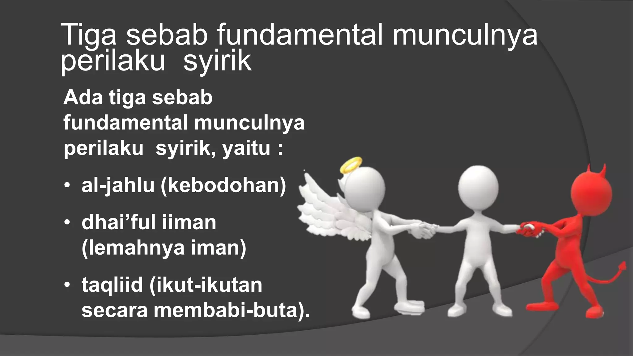 Memahami syirik dalam islam | PPTX
