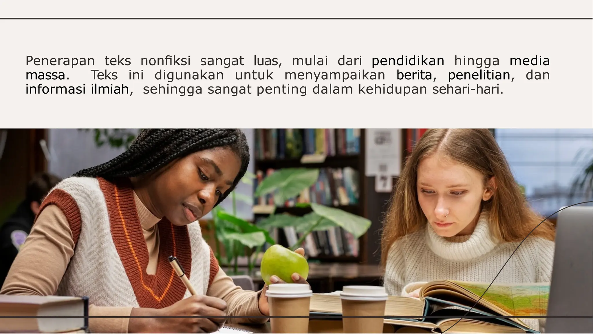 memahami teks nonfiksi dan fiksi serta ciri-ciri dan penerapannya.pptx