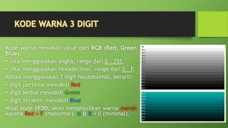 Memahami teori warna | PPSX