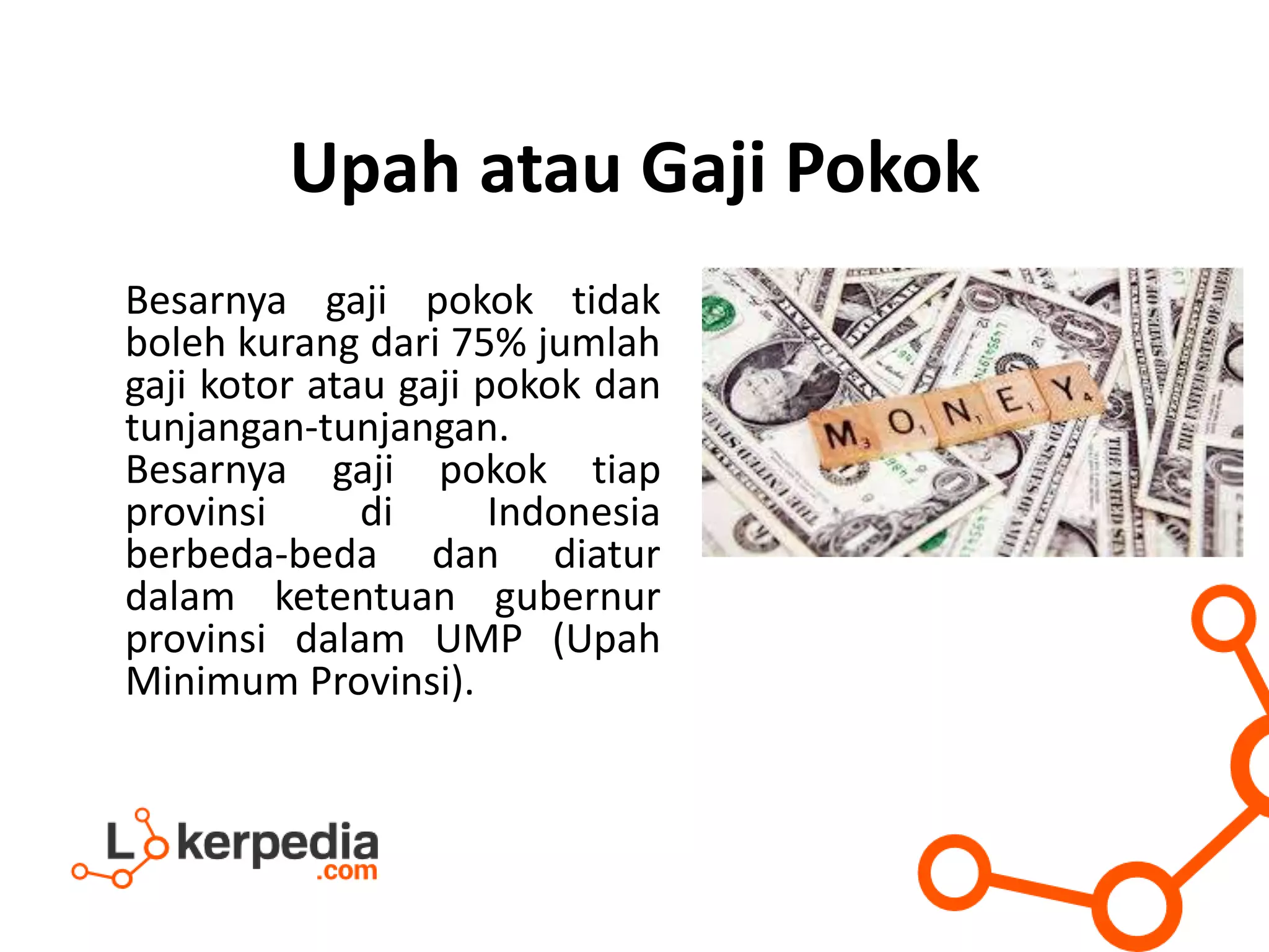 Memahami Upah dan Tunjangan Kerja Resmi Karyawan Indonesia | PPTX