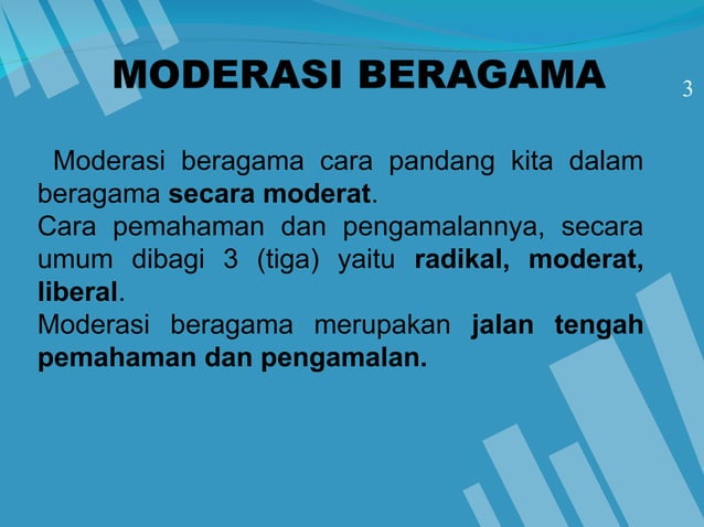 -MEMAKNAI MODERASI BERAGAMA ____________ | PPT