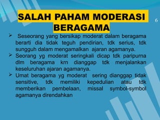 -MEMAKNAI MODERASI BERAGAMA ____________ | PPT