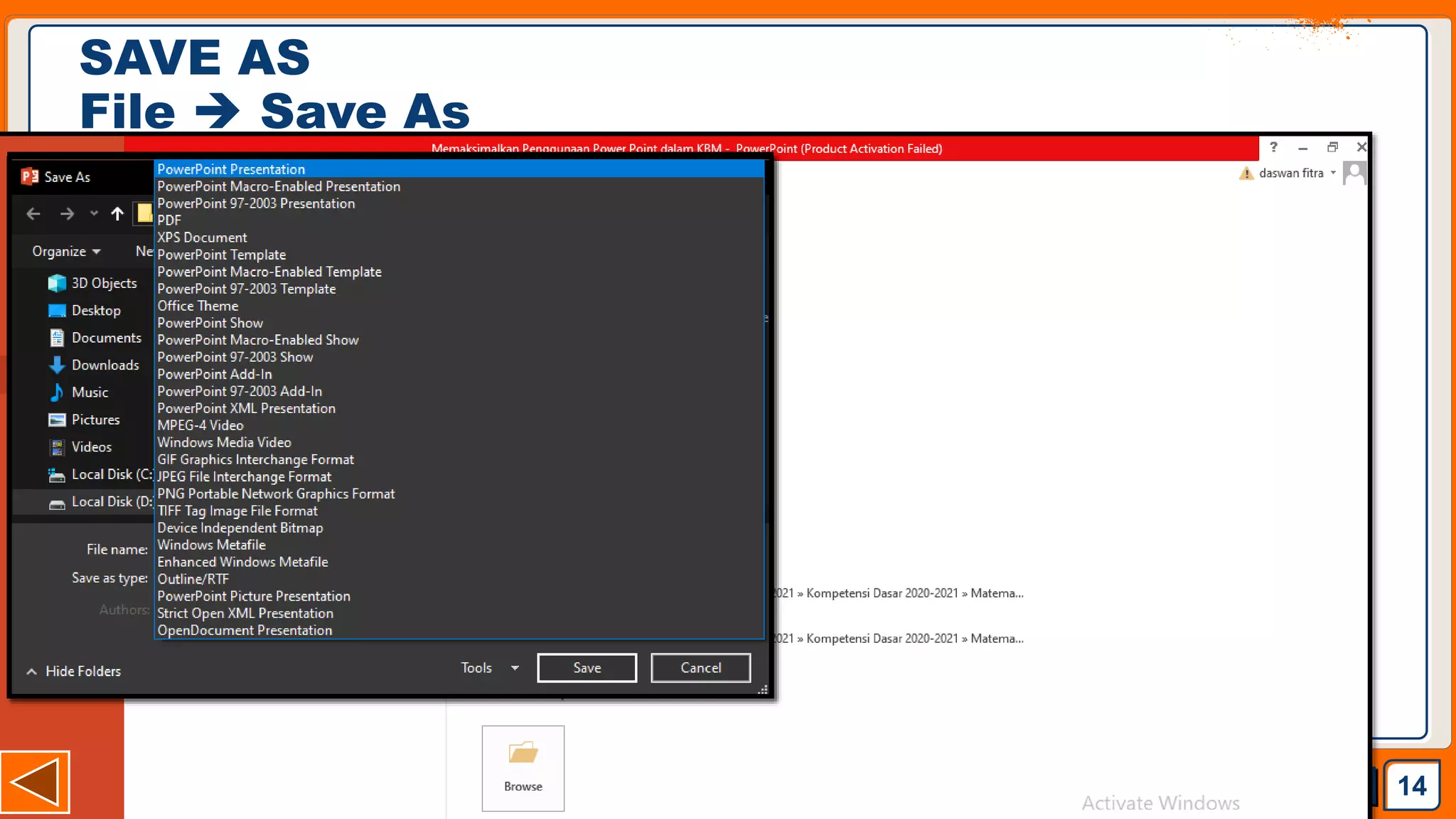 Memaksimalkan penggunaan power point dalam kbm | PPTX
