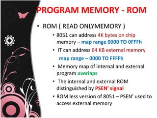 memory 8051 | PPTX