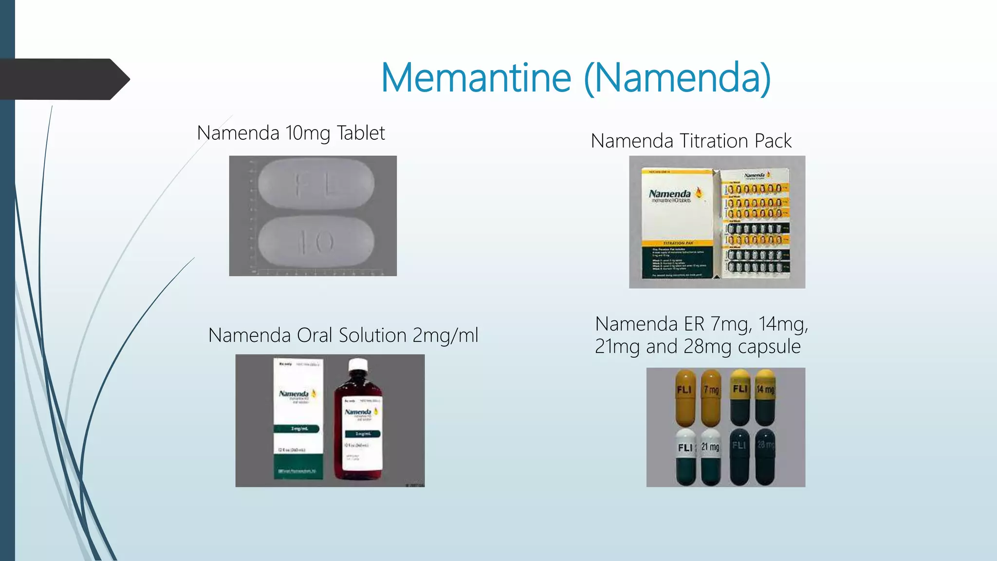 Memantine (Namenda) | PPTX