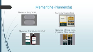 Memantine (Namenda) | PPTX