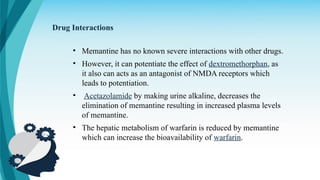 Memantine In The Treatment of Alzheimer's Disease | PPT
