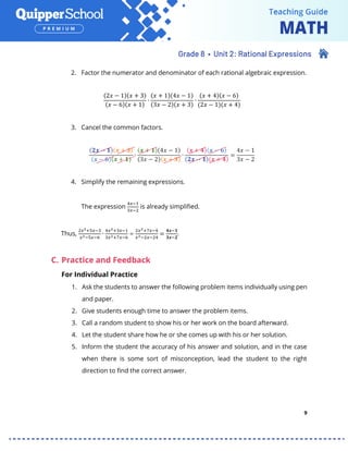 ME Math 8 Q1 0204 TG.pdf Teaching Guide | PDF
