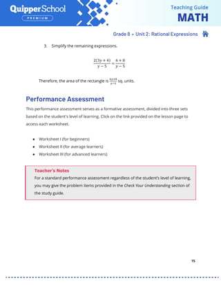 ME Math 8 Q1 0204 TG.pdf Teaching Guide | PDF