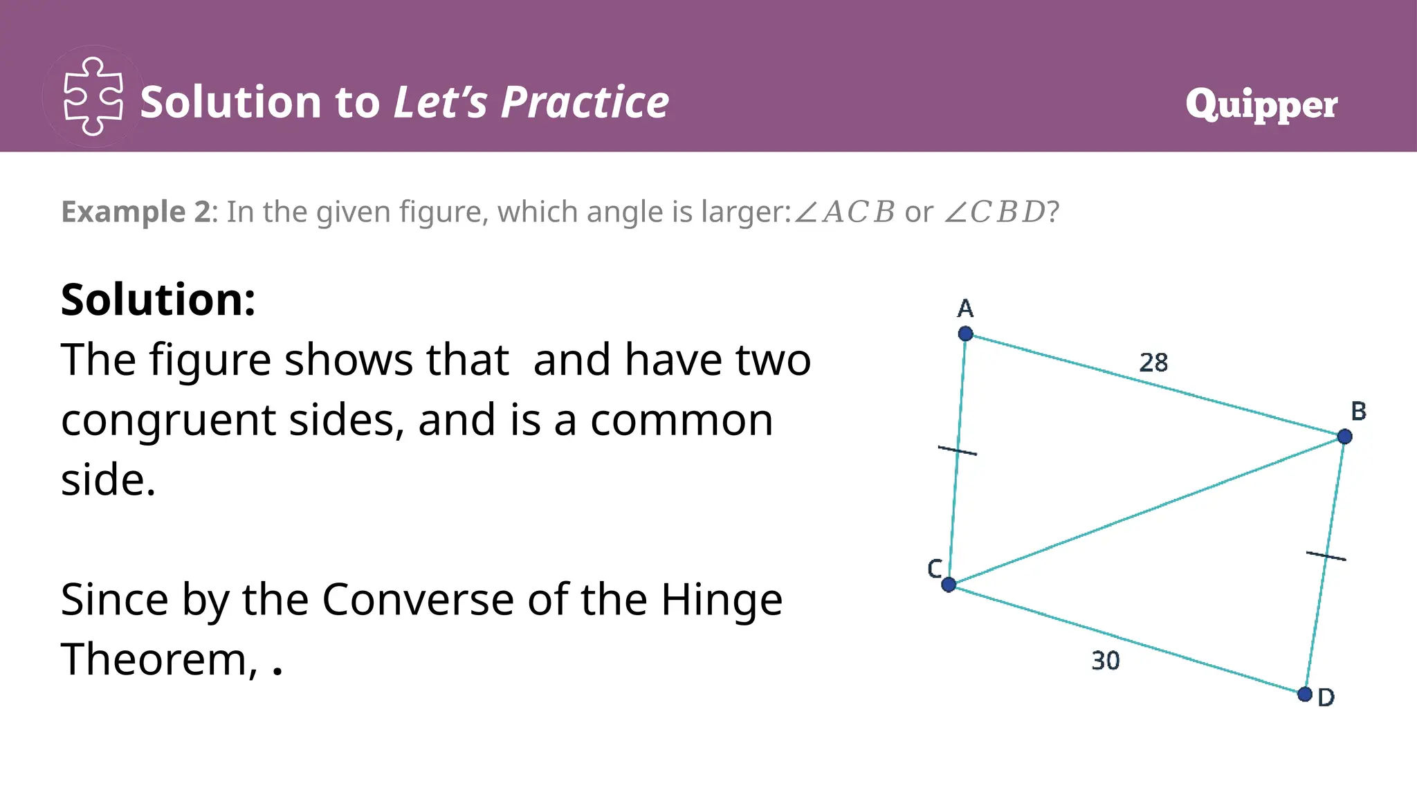 The Hinge Theorem Presentation converse.ppt