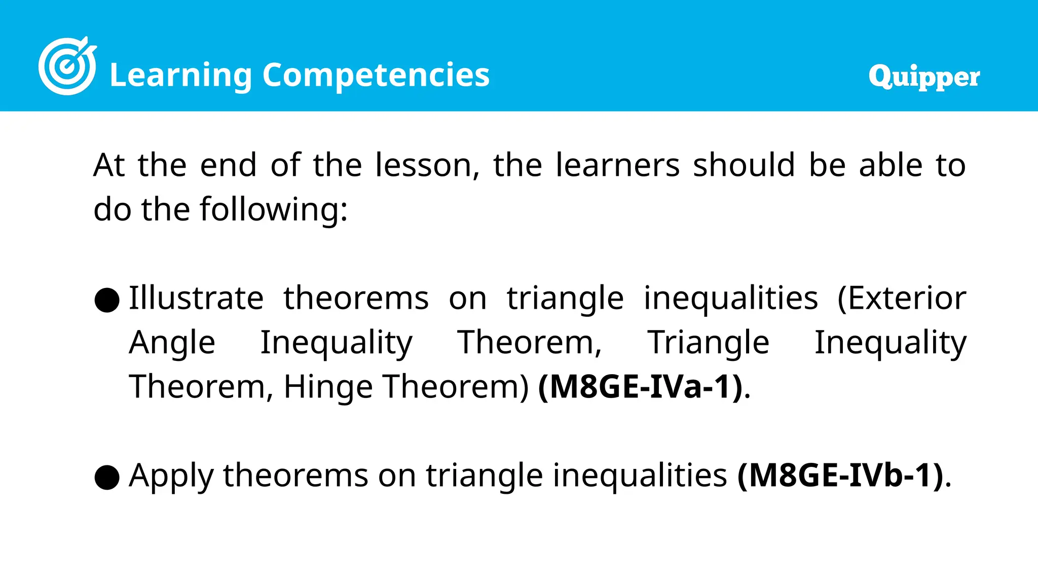 The Hinge Theorem Presentation converse.ppt