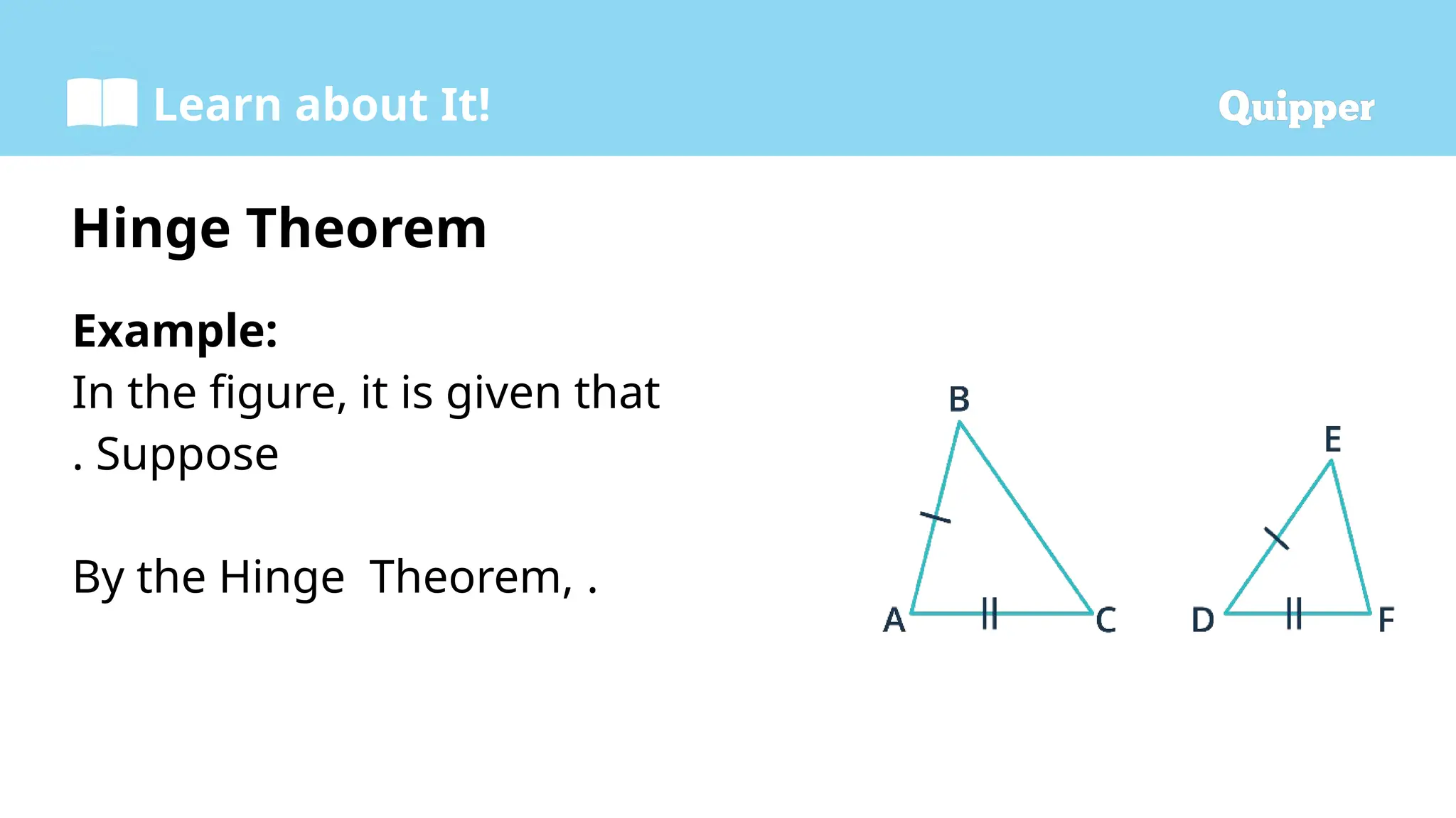 The Hinge Theorem Presentation converse.ppt
