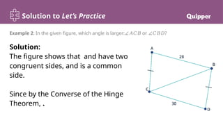 The Hinge Theorem Presentation converse.ppt
