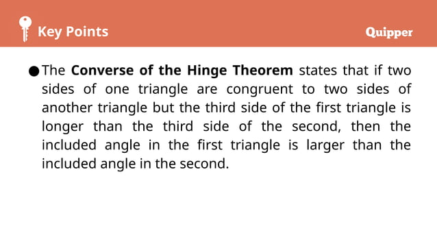 The Hinge Theorem Presentation converse.ppt