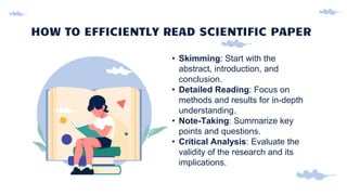 Reading Skills for Scientific Article or Books | PDF