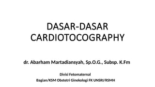 Membaca dan memahami Cardiotocografi normal | PPTX