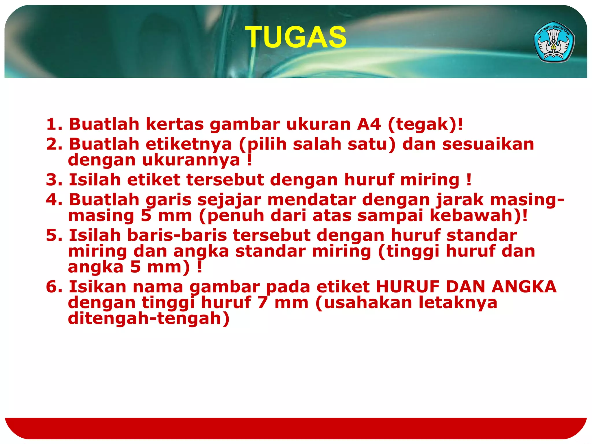 Materi Gambar Teknik Pemesinan | PPT