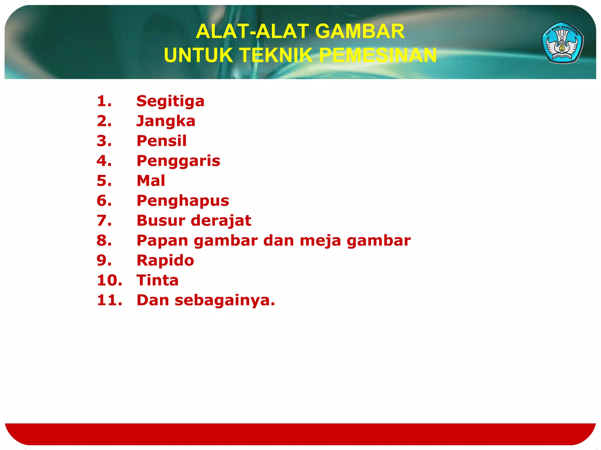 Materi Gambar Teknik Pemesinan | PPT