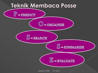 Membaca POSSE | PPT