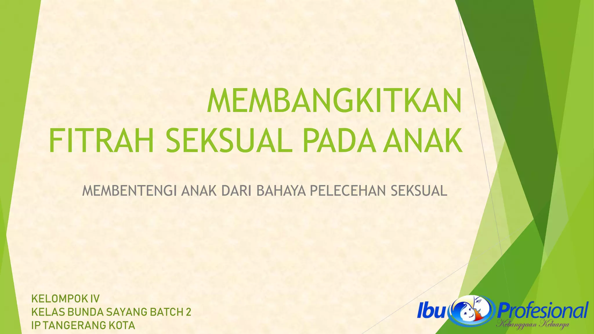 Membangkitkan fitrah seksual pada anak | PDF