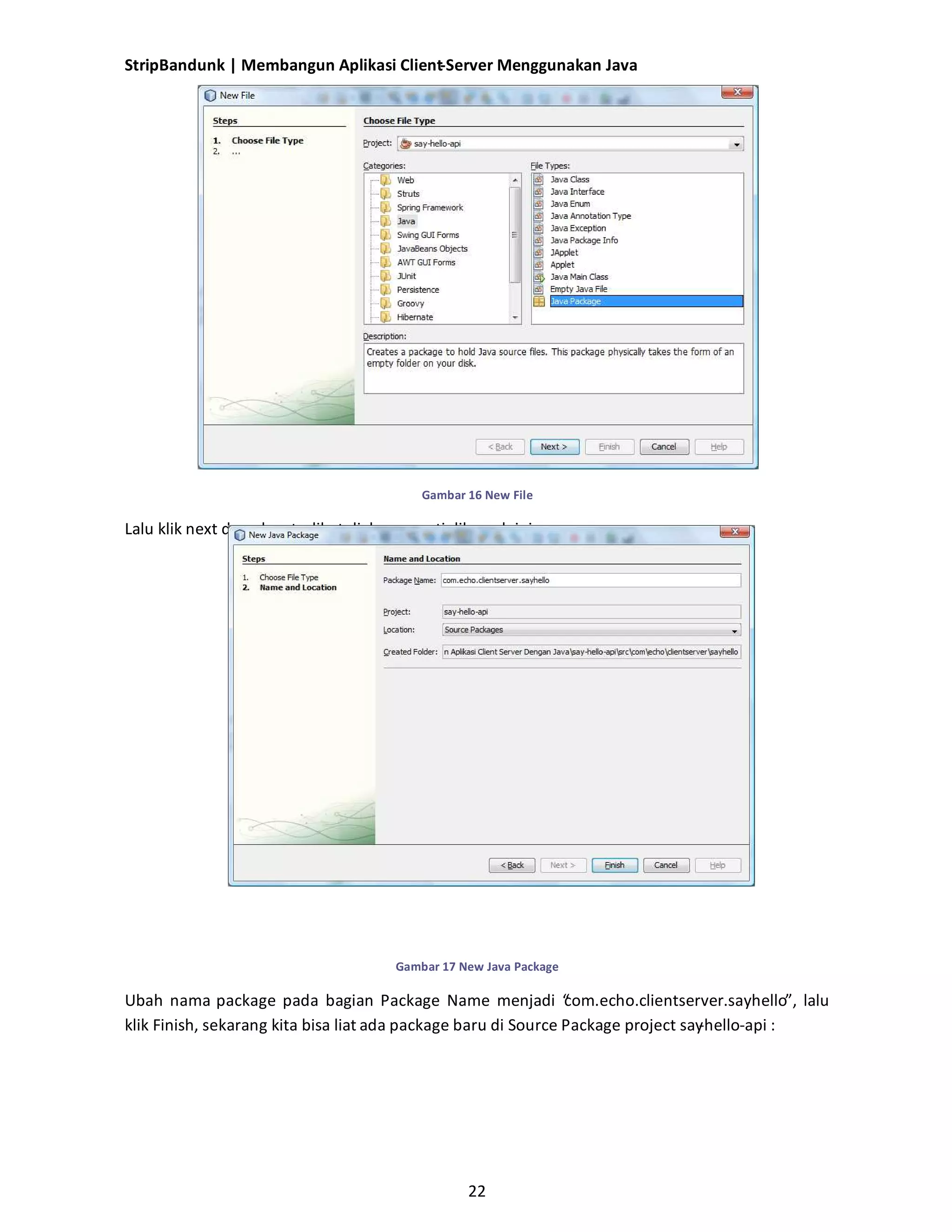 Membangun aplikasi-client-server-dengan-java | PDF