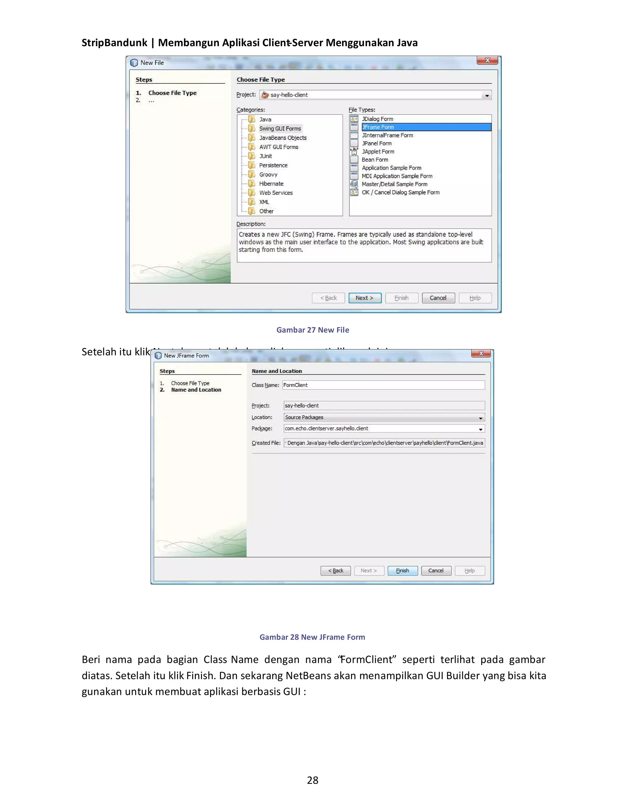 Membangun aplikasi-client-server-dengan-java | PDF