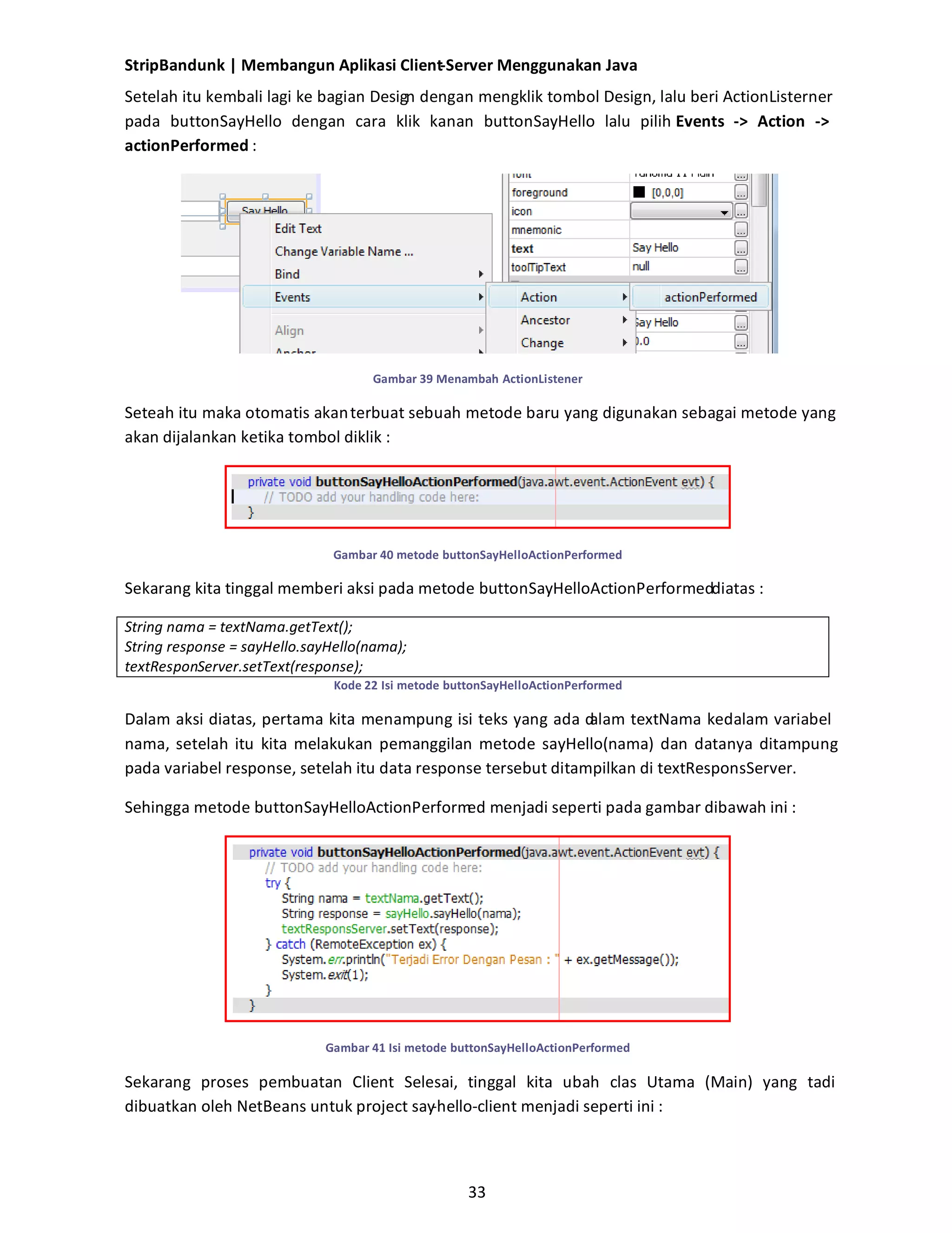 Membangun aplikasi-client-server-dengan-java | PDF