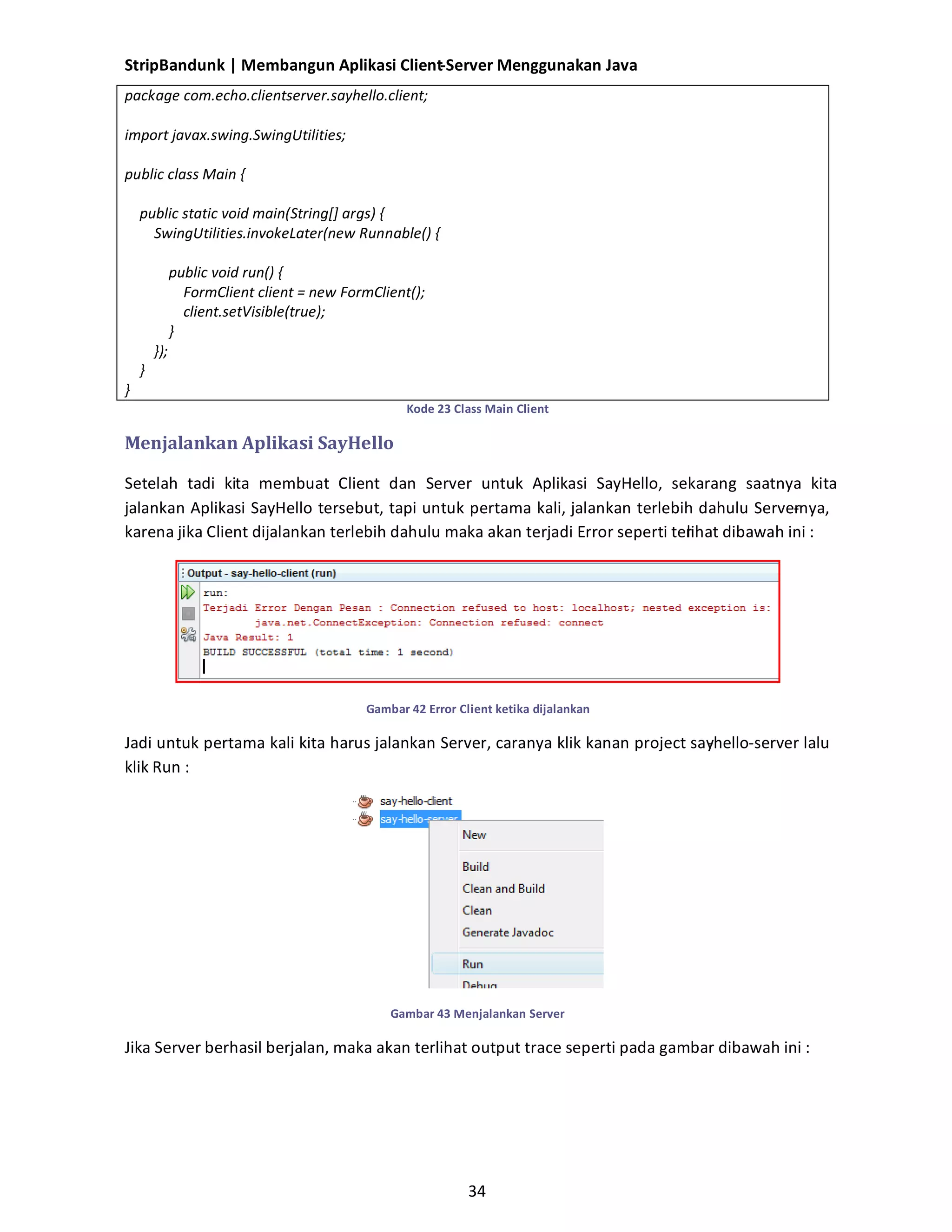 Membangun aplikasi-client-server-dengan-java | PDF