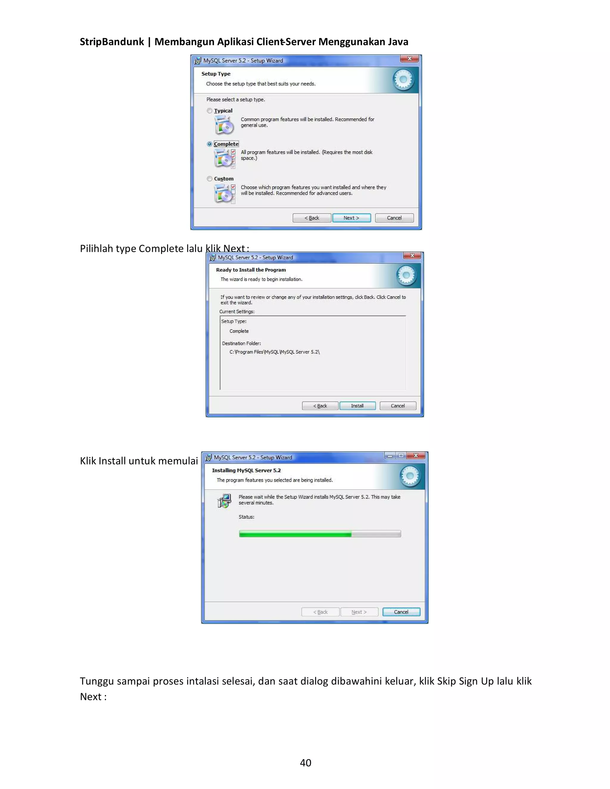 Membangun aplikasi-client-server-dengan-java | PDF
