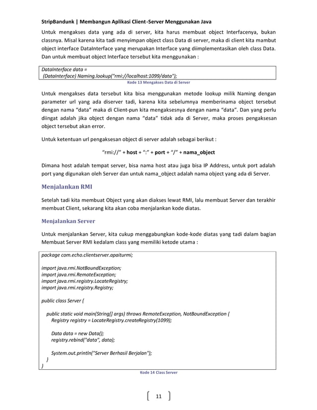 Membangun aplikasi-client-server-dengan-java | PDF