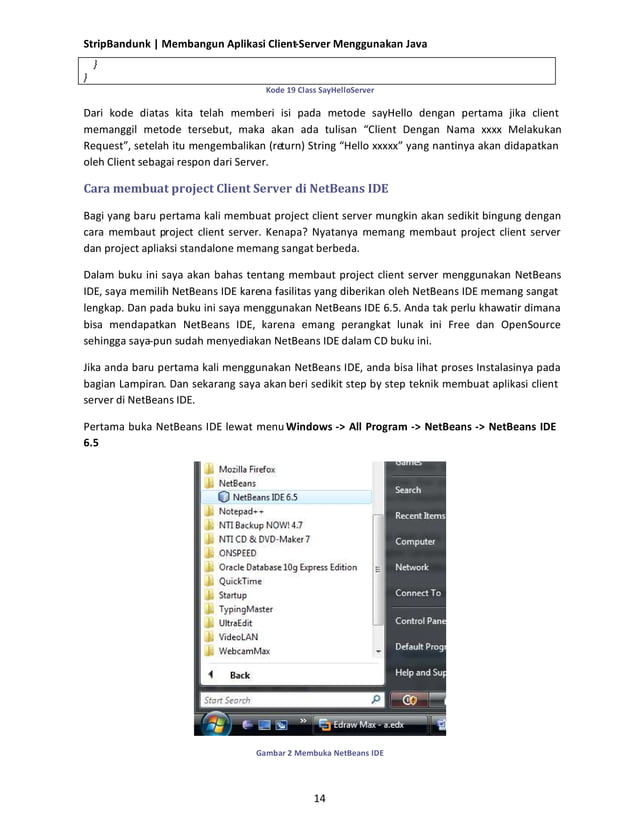Membangun aplikasi-client-server-dengan-java | PDF