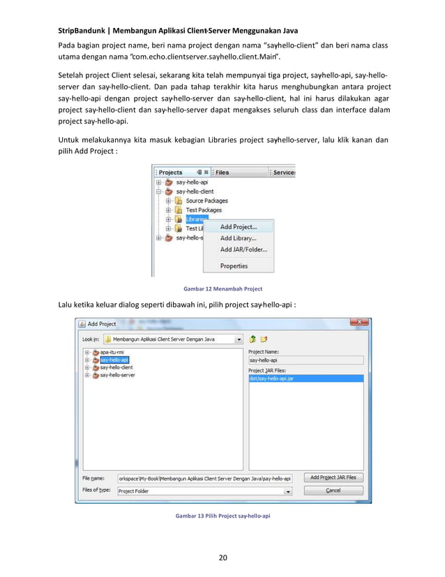 Membangun aplikasi-client-server-dengan-java | PDF