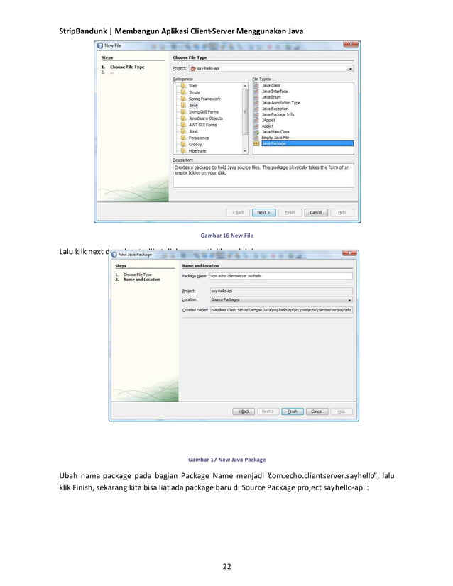 Membangun aplikasi-client-server-dengan-java | PDF