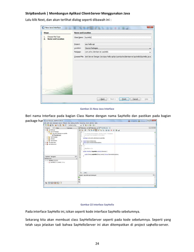 Membangun aplikasi-client-server-dengan-java | PDF