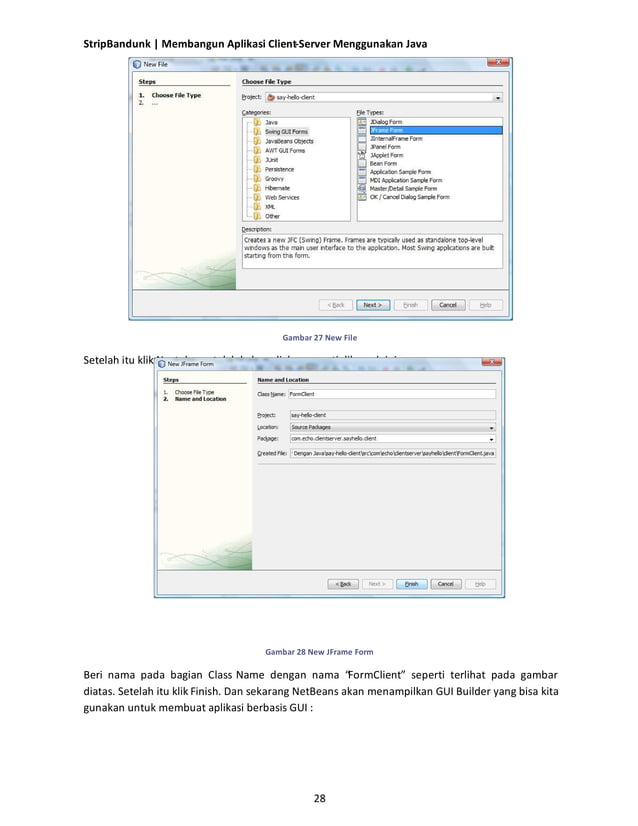 Membangun aplikasi-client-server-dengan-java | PDF