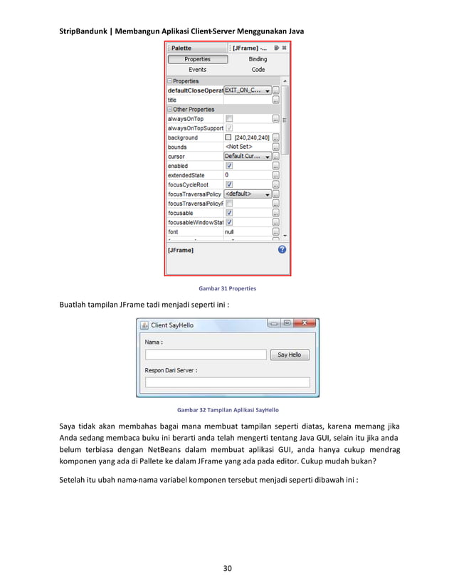 Membangun aplikasi-client-server-dengan-java | PDF