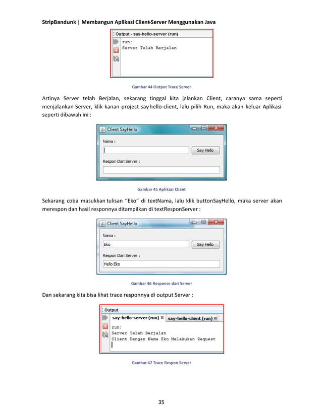 Membangun aplikasi-client-server-dengan-java | PDF