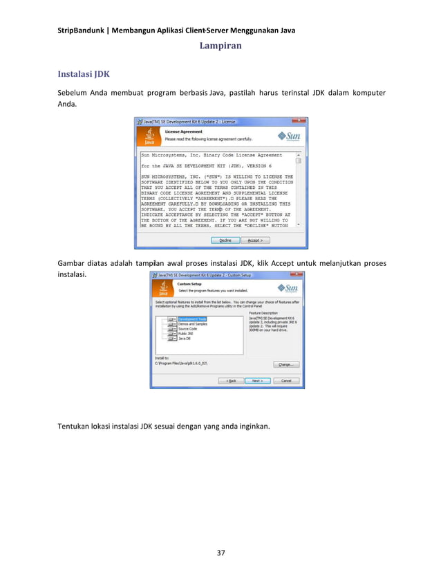 Membangun aplikasi-client-server-dengan-java | PDF