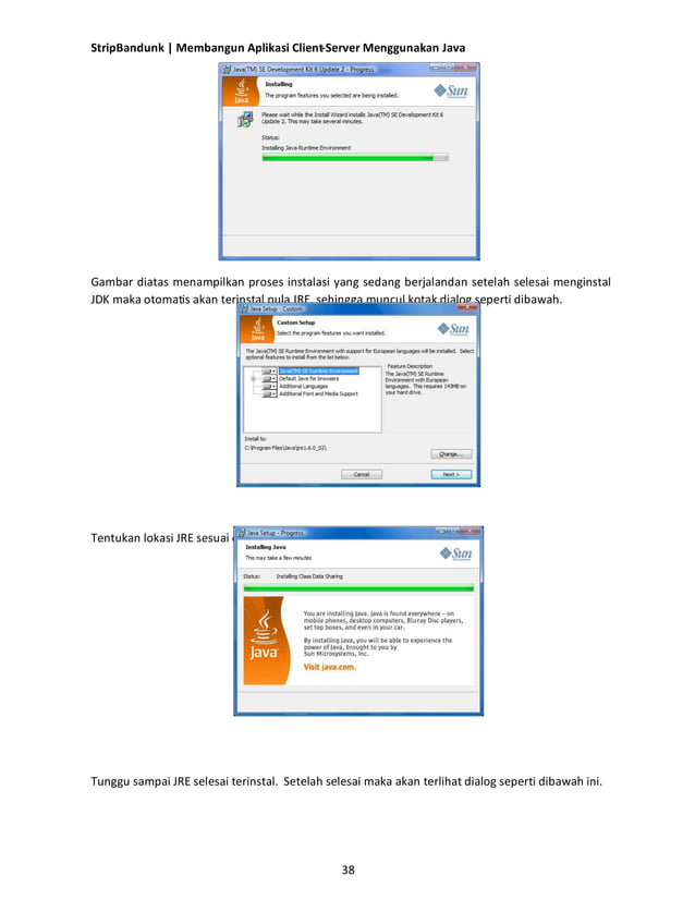 Membangun aplikasi-client-server-dengan-java | PDF