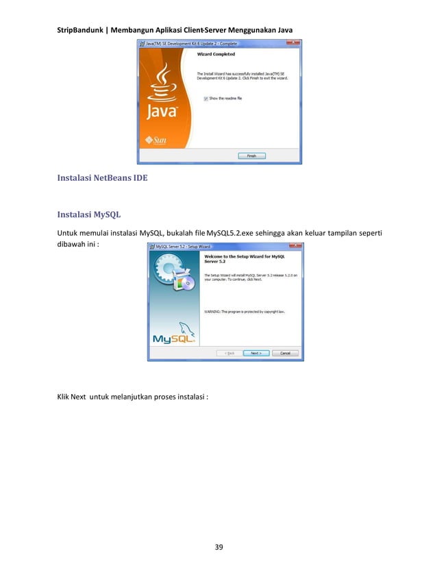 Membangun aplikasi-client-server-dengan-java | PDF