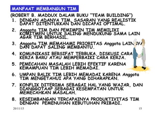 Membangun kerjasama-tim | PPT