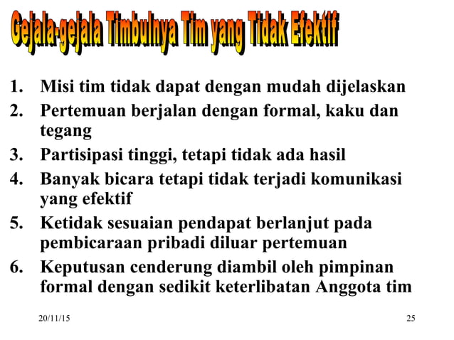Membangun kerjasama-tim | PPT
