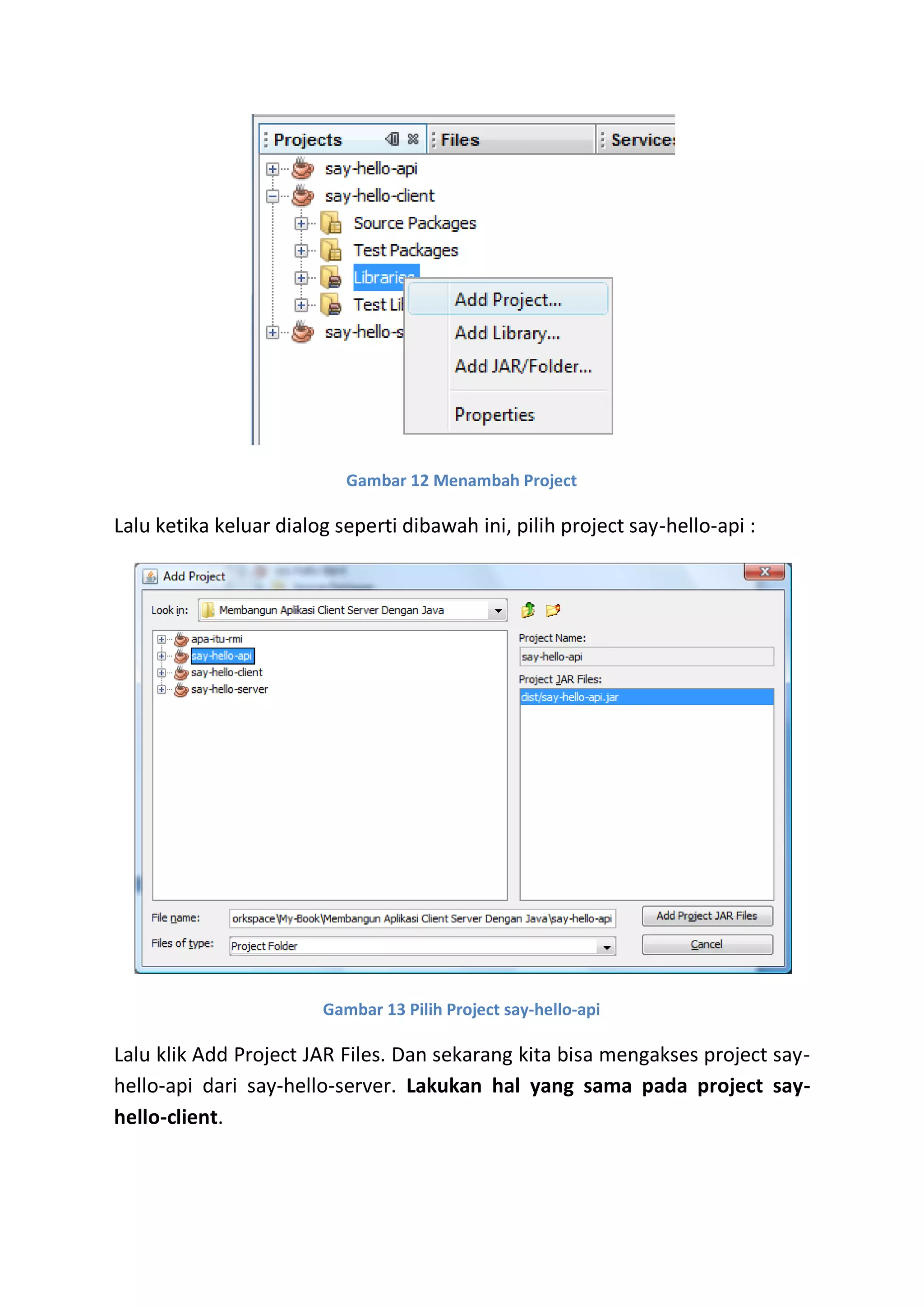 Membangun aplikasi client server dengan java | PDF