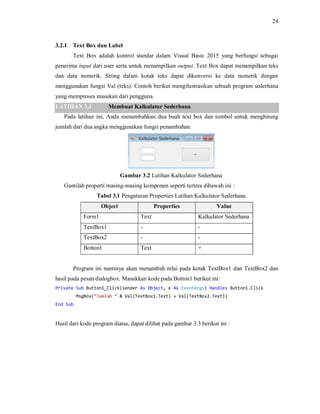 Membangun aplikasi windows dengan visual basic.net 2015 teori dan ...