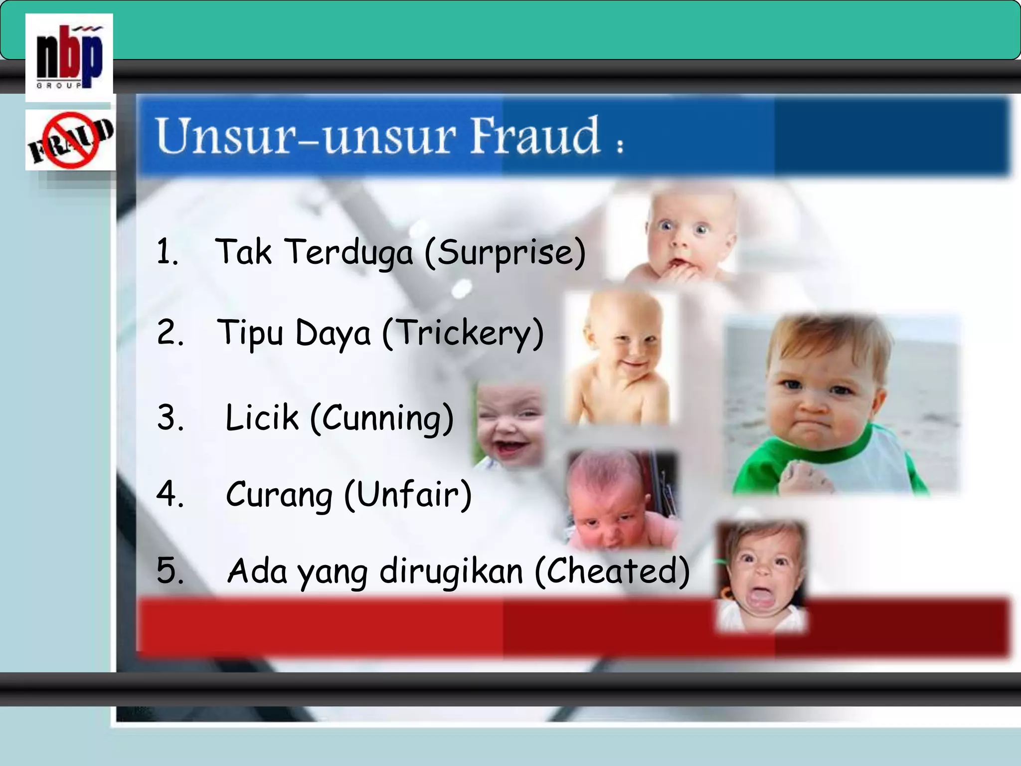 Membangun budaya anti fraud (in house training) | PPTX