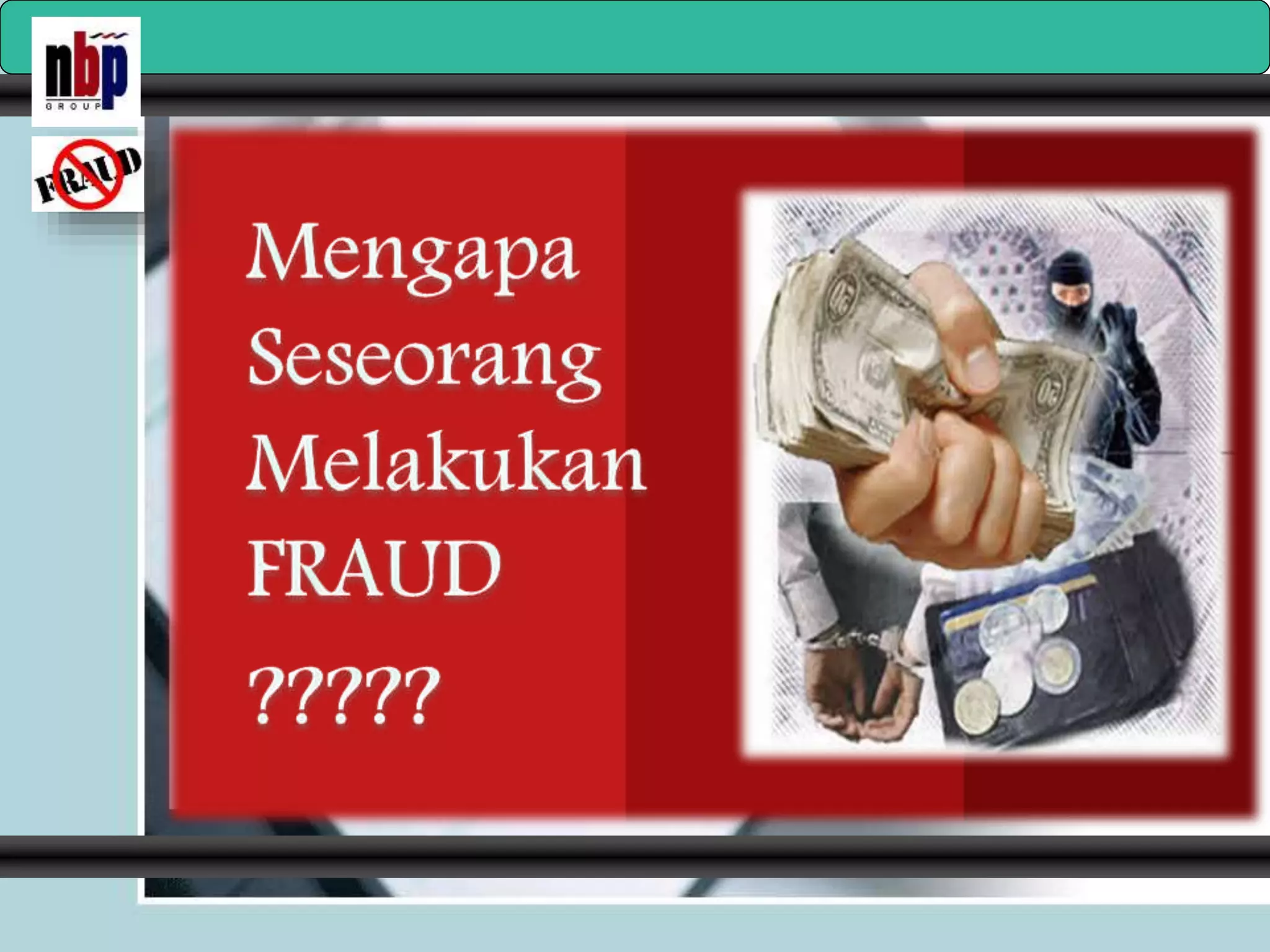 Membangun budaya anti fraud (in house training) | PPTX